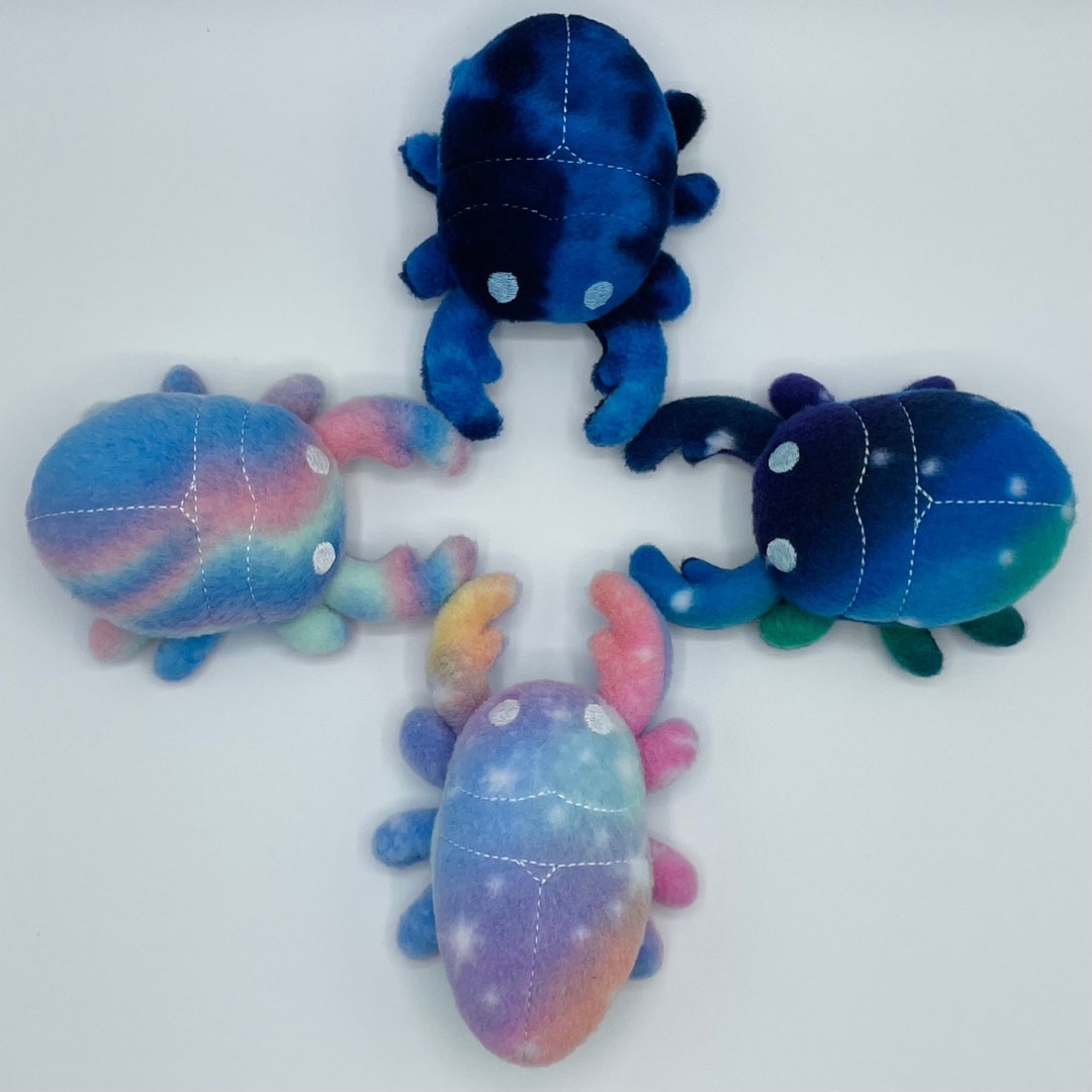 SALE Squeaky Fleece Stag Beetle Plush Magnetic Adorable Cute Tiny Mini ...