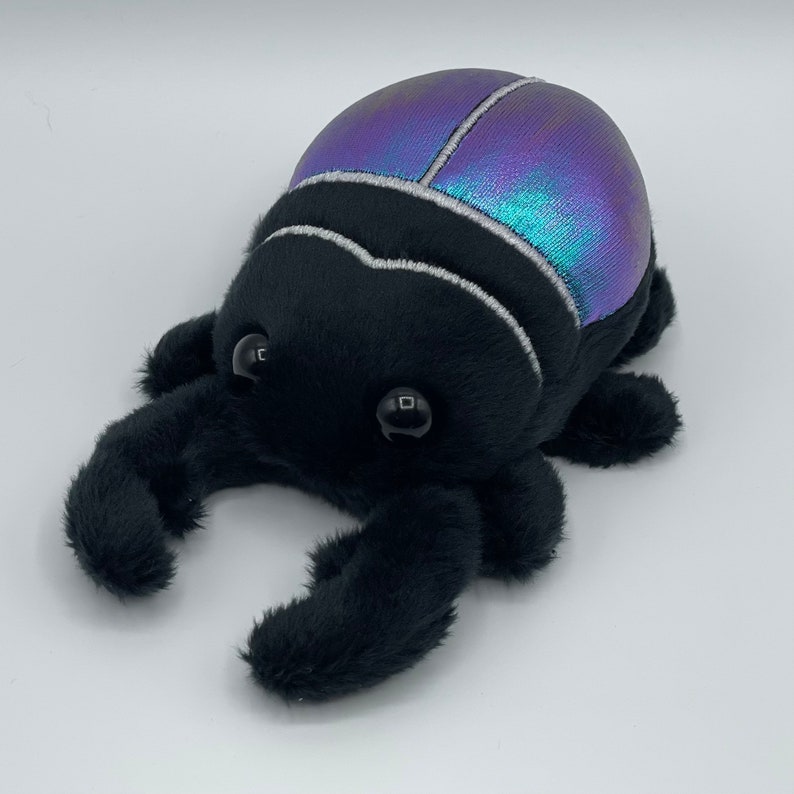 MINI PLUSH Squeaky Shiny Stag Beetle Plush Magnetic Adorable - Etsy