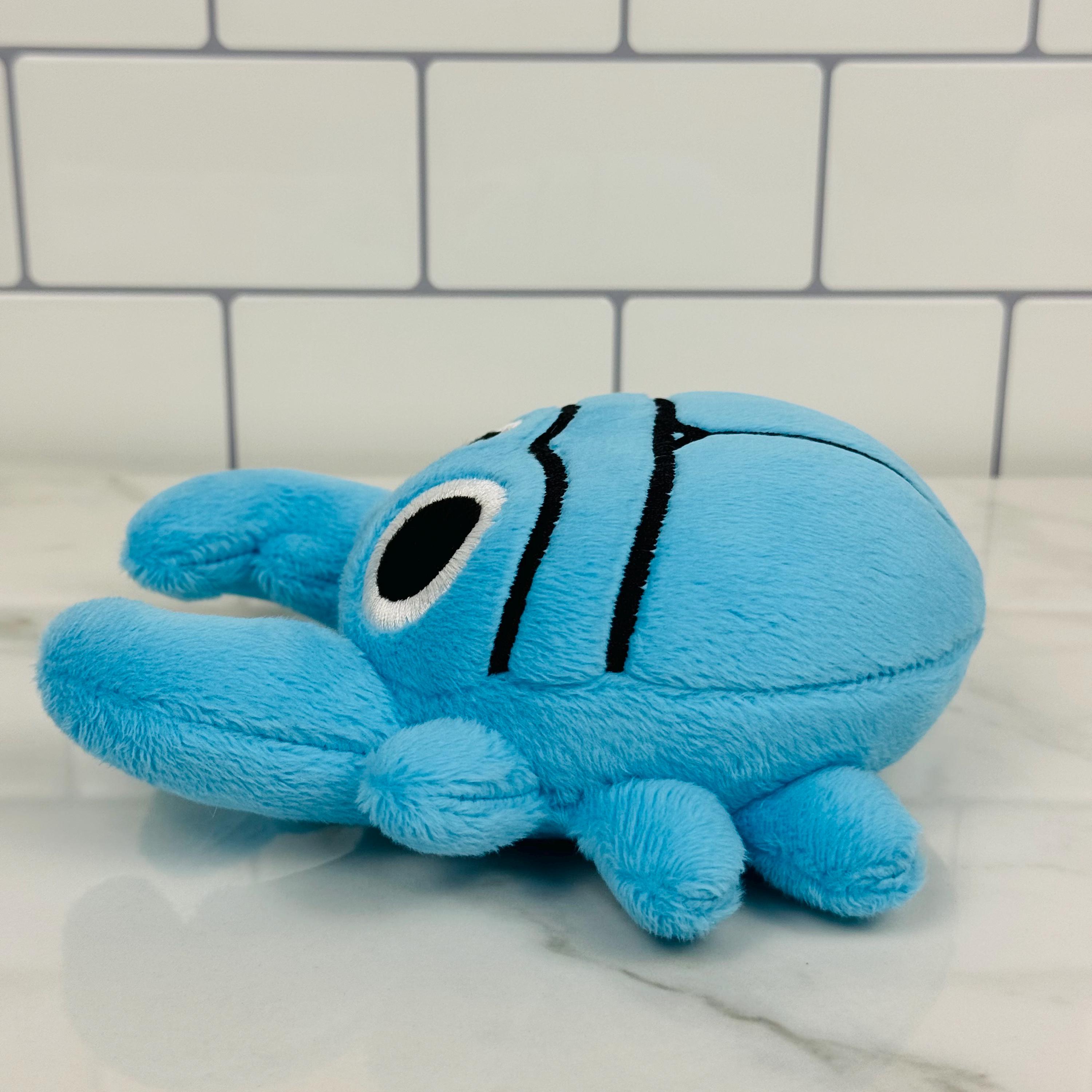 Clippy the Stag Beetle – Cute Blue Bug Plushie, Frisk Wolfie’s Customs ...