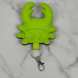 Adorable Colorful Shaker Keychain Beetle Plush Stag Beetle Bug ...