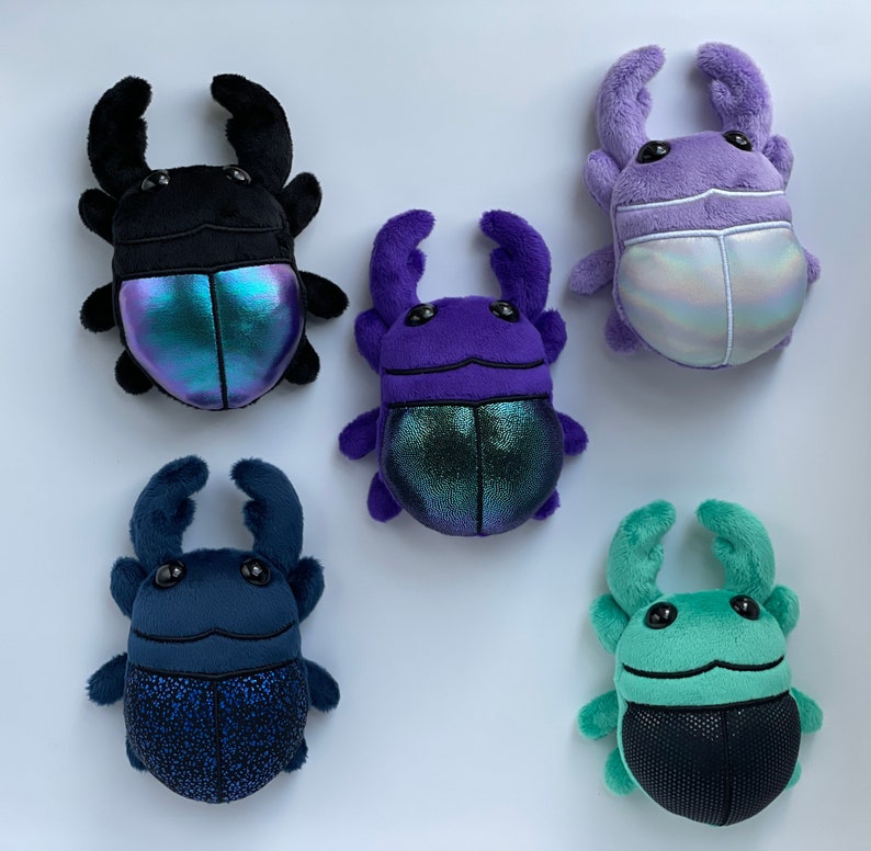 Shiny Stag Beetle Plush Adorable Colorful - Etsy