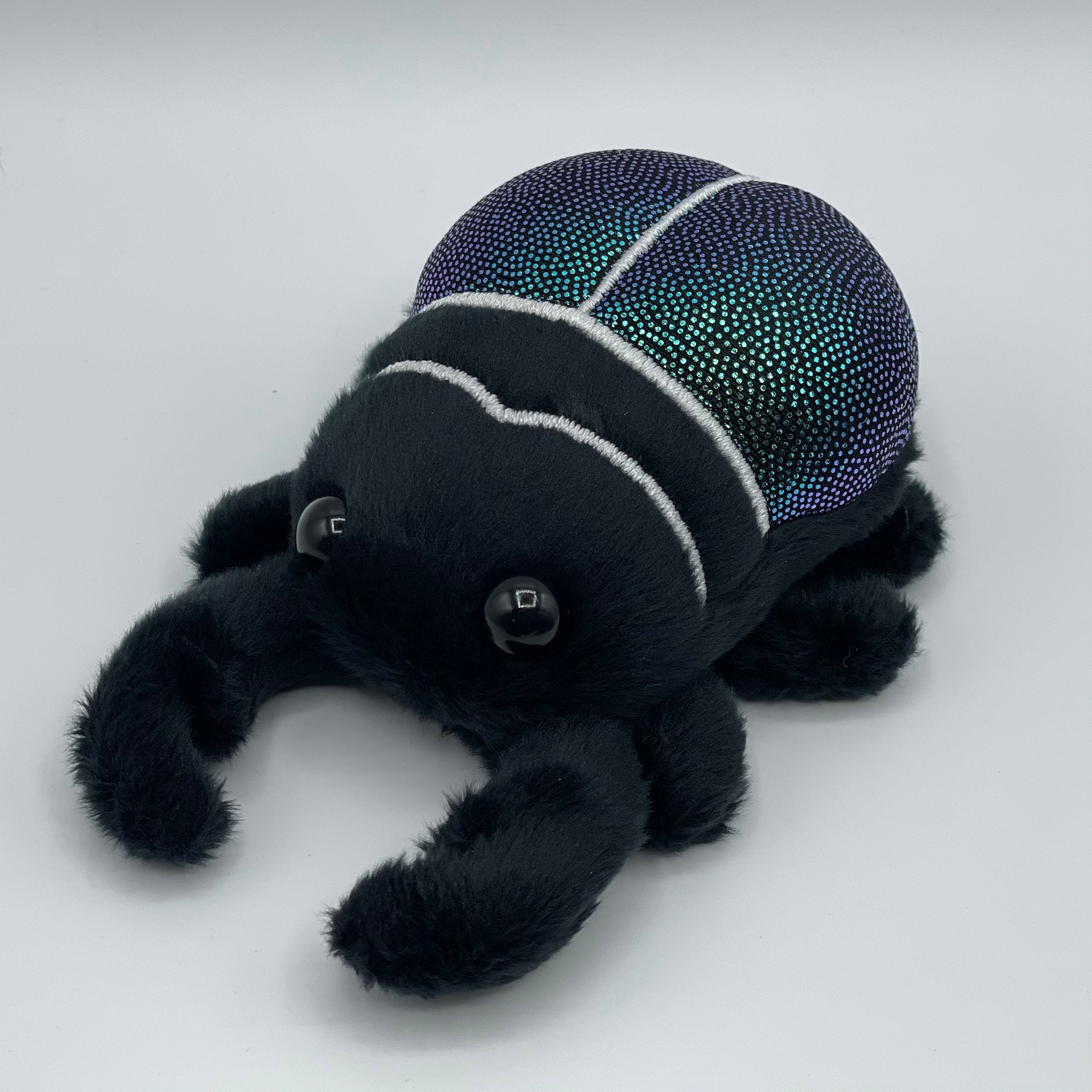 MINI PLUSH Squeaky Shiny Stag Beetle Plush Magnetic Adorable - Etsy