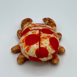 MINI PLUSH Squeaky Minky Food Pepperoni Pizza Stag Beetle Plush ...