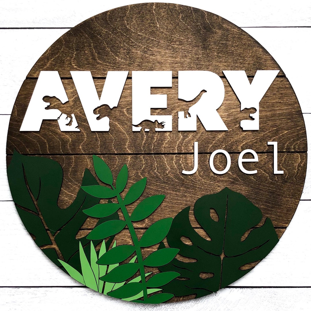 Dinosaur Sign | Nursery Sign | Dinosaur Decor | Baby Shower Gift ...