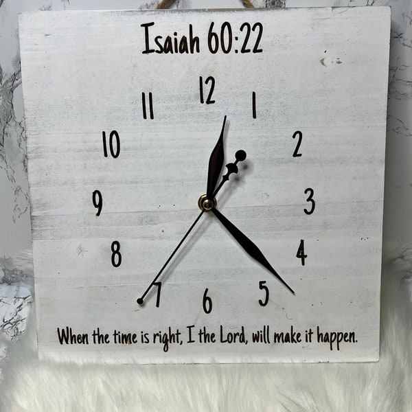 Bible Verses Clock - Etsy