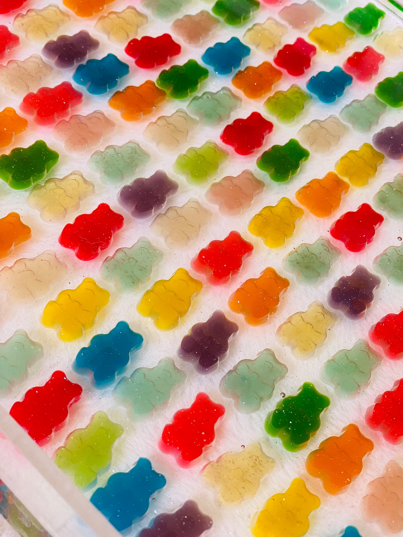 Gummy Bear Candy Tray, Colorful Serving Tray, Coffee Table Tray, Candy ...