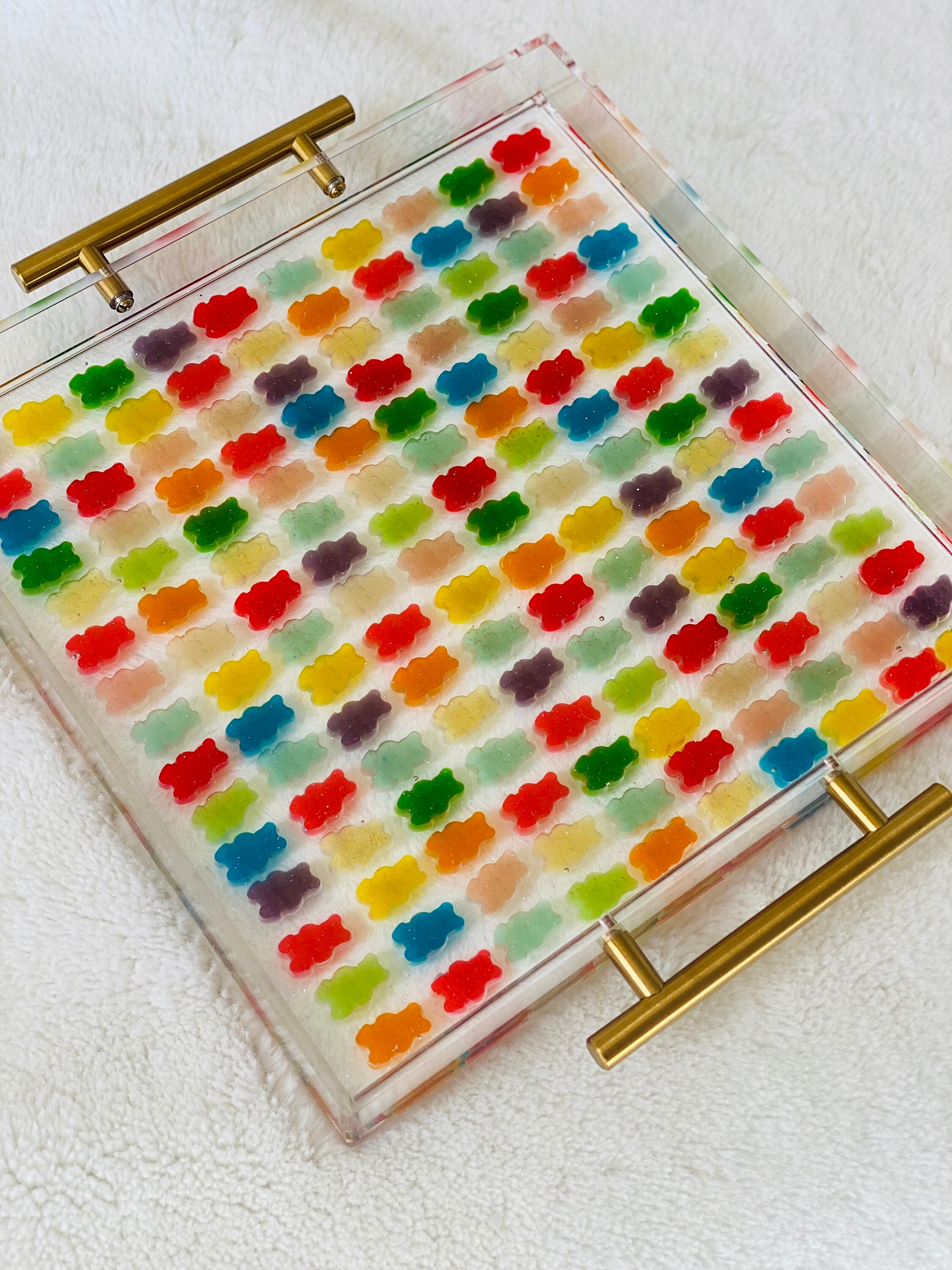 Gummy Bear Candy Tray Colorful Serving Tray Coffee Table - Etsy