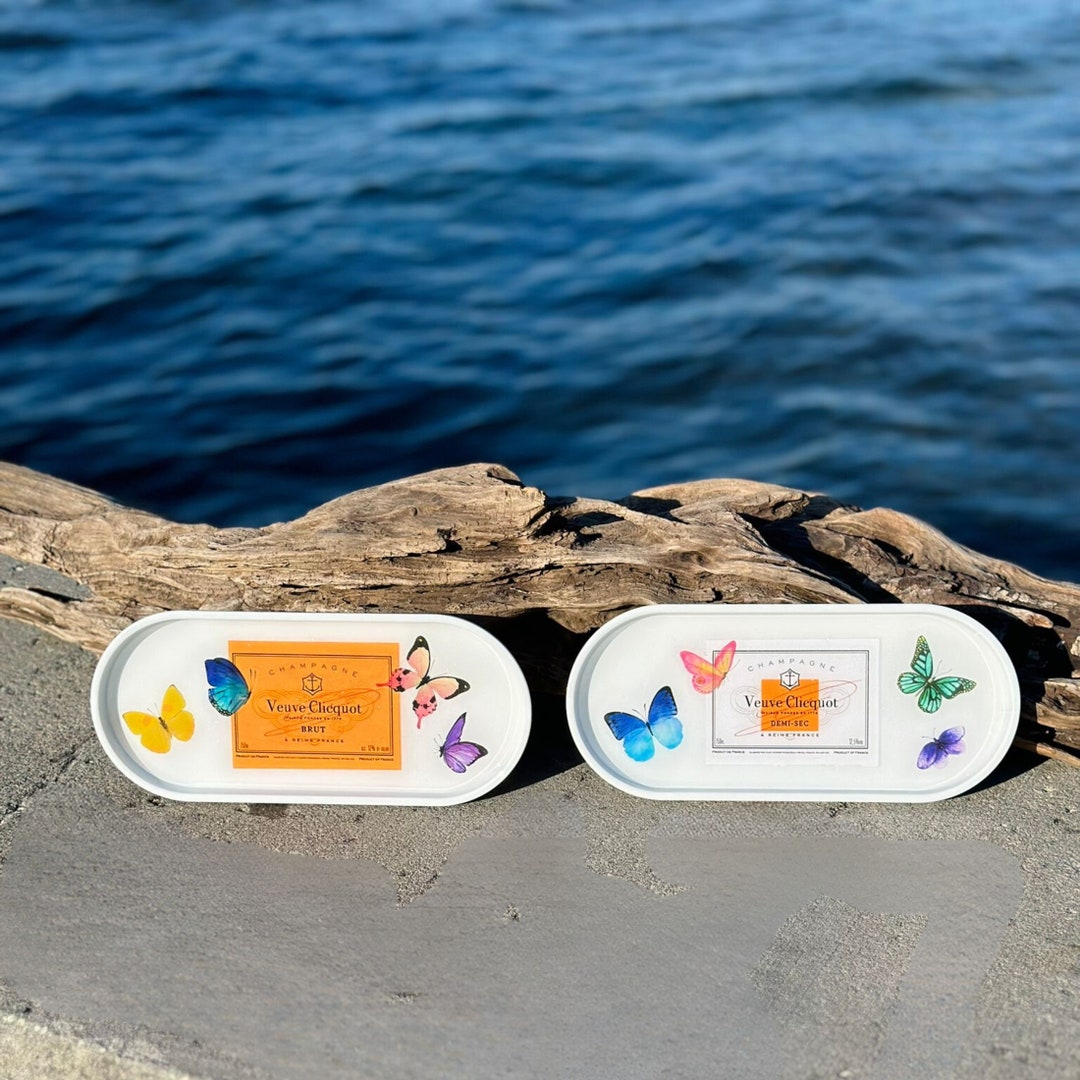 Veuve Clicquot Vanity Tray, Champagne Jewelry Tray, Candle Tray, Desk ...