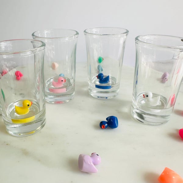 Mini Glass Ducks - Etsy