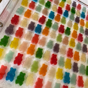 Gummy Bear Candy Tray, Colorful Serving Tray, Coffee Table Tray, Candy ...