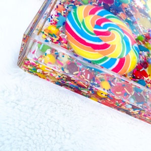 Extra Large Candy Tray, Colorful Serving Tray, Coffee Table Tray, Candy ...