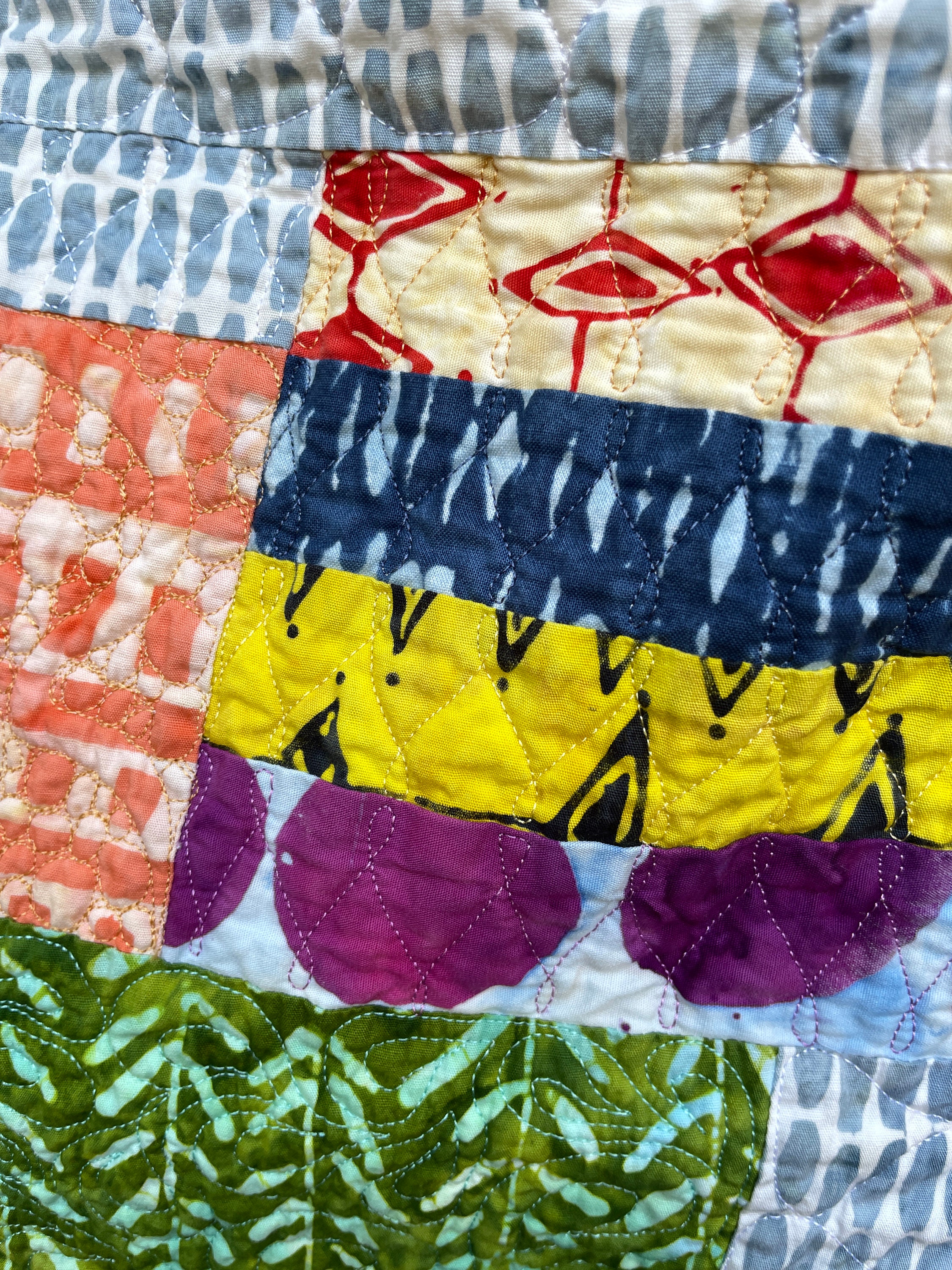 Quilt, Sandy's Flower Stall, Finished Colorful Lap Quilt 58"x64" - Etsy