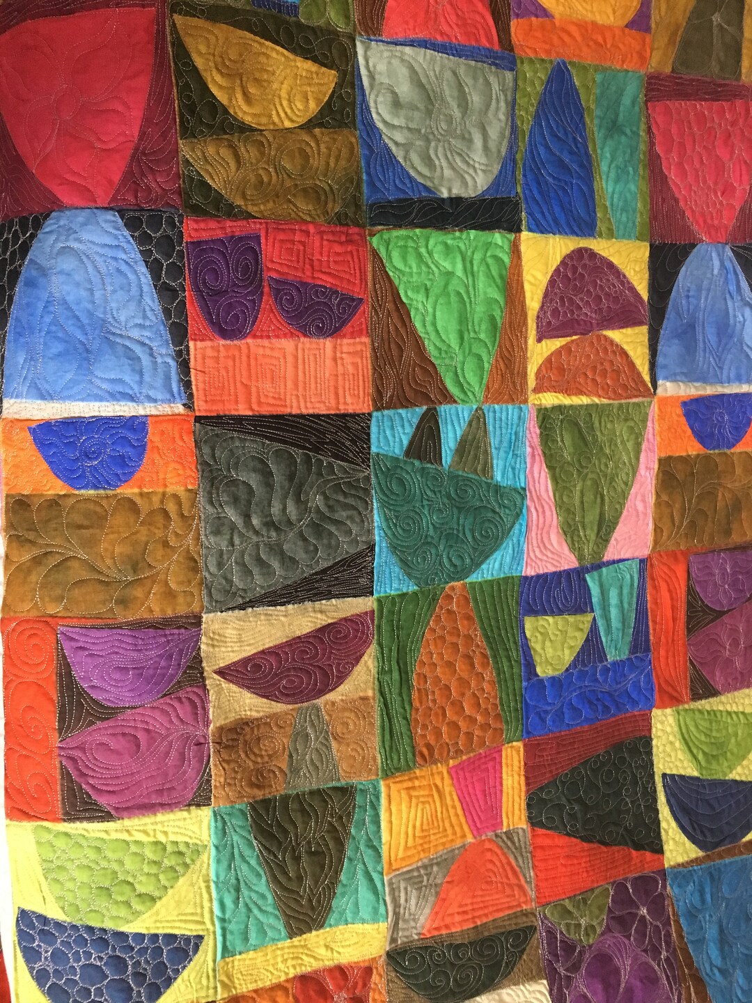 Quilt, Stacked Up, Using Marcia Derse palette Stacks, 71 X 85 - Etsy