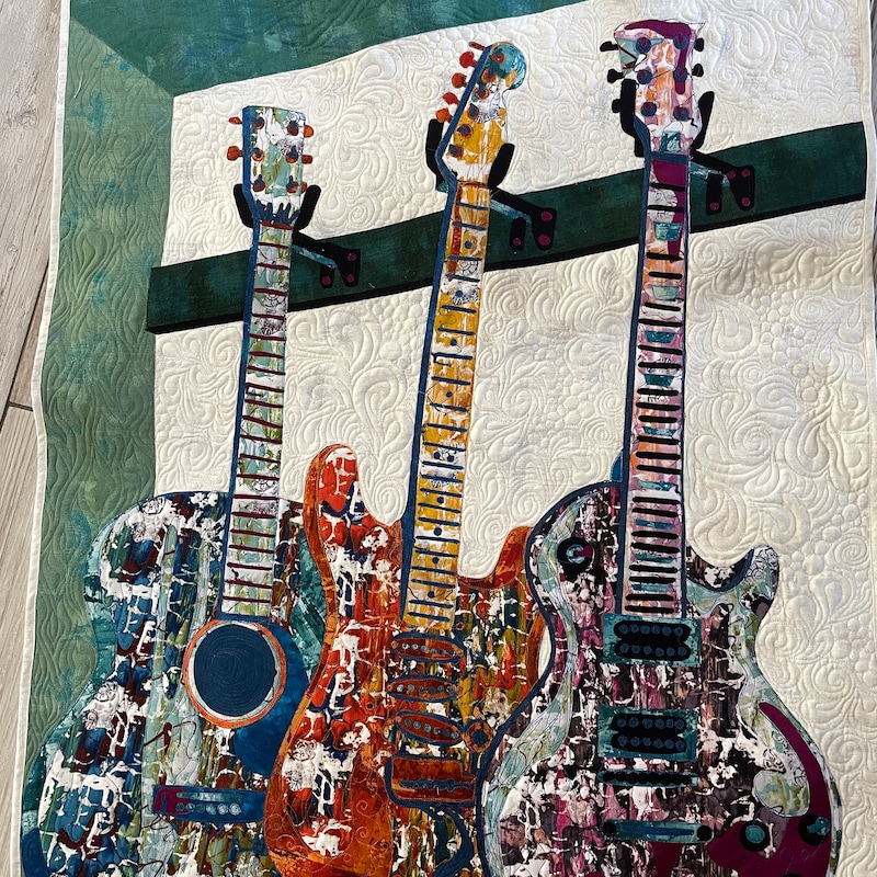 Guitar Quilt Pattern - Etsy