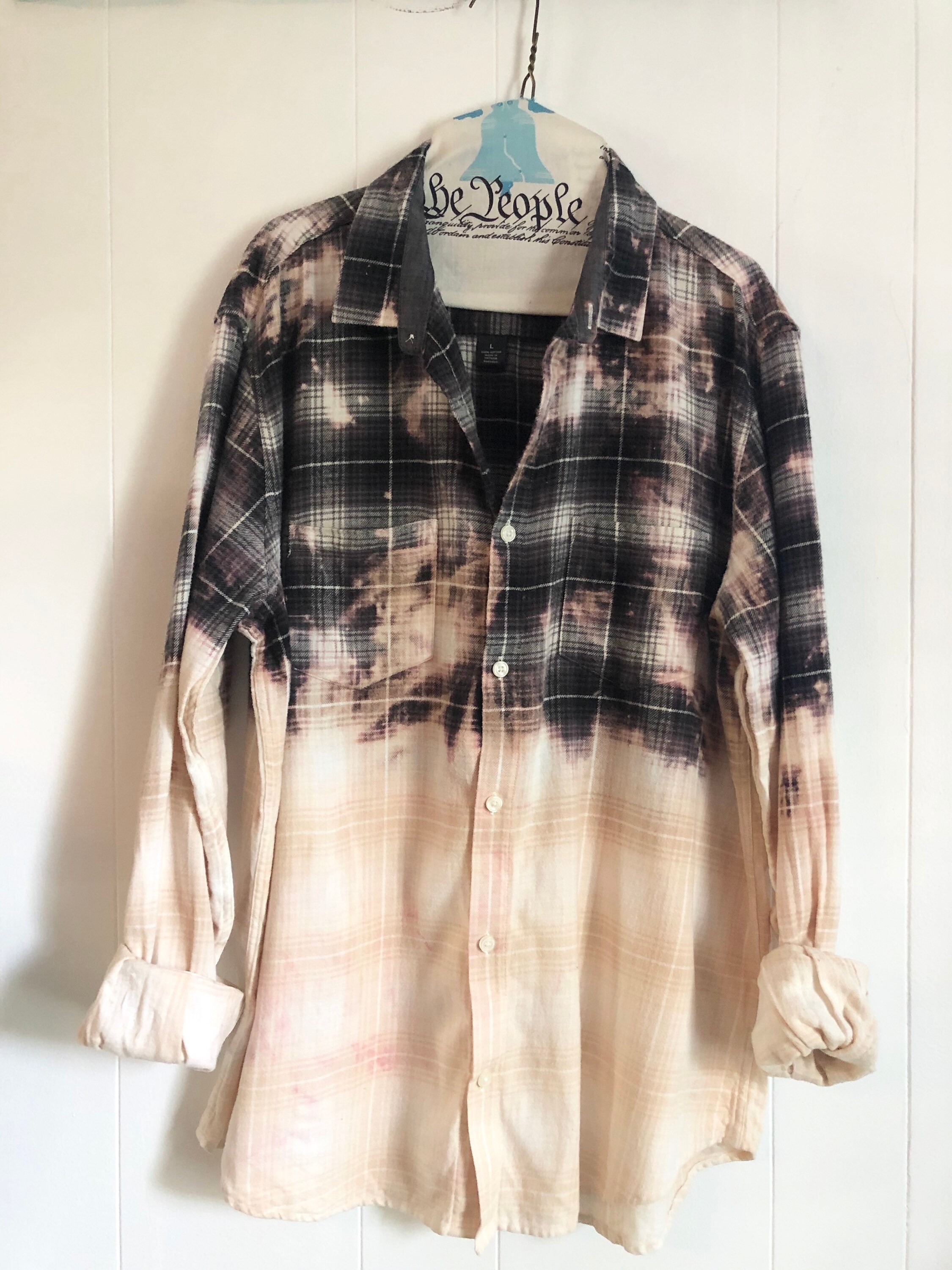 Flannel Shirt / Distressed / Bridesmaid Flannels Set / | Etsy