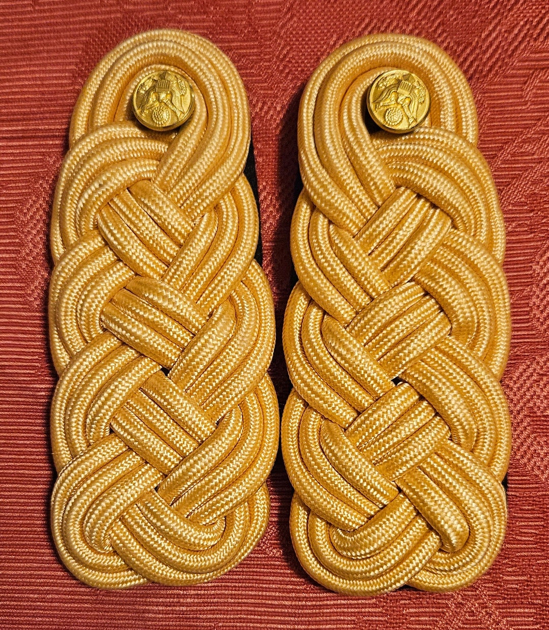 US Army Officer Shoulder Knot Mess Dress Uniform Gold Nylon Cord - Etsy