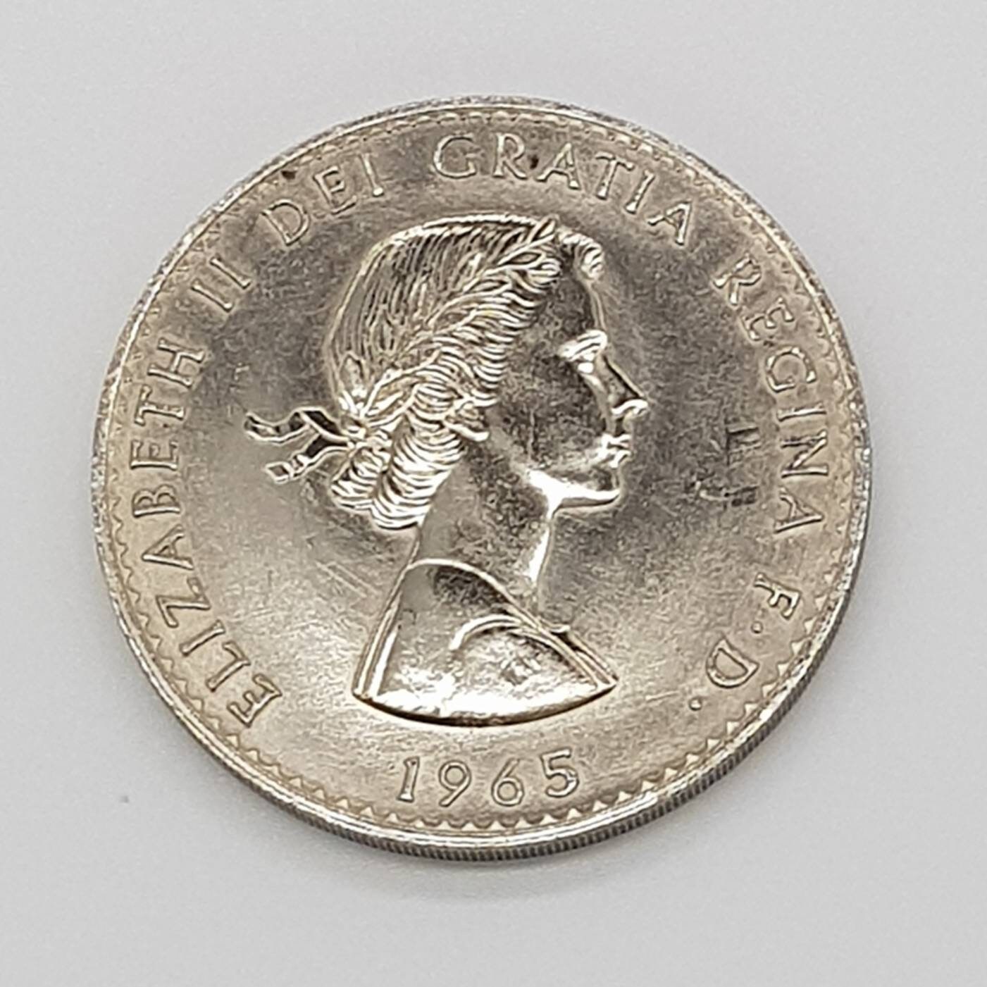 1965 Winston Churchill Coin - Great Britain Commemorative, Polished - Etsy