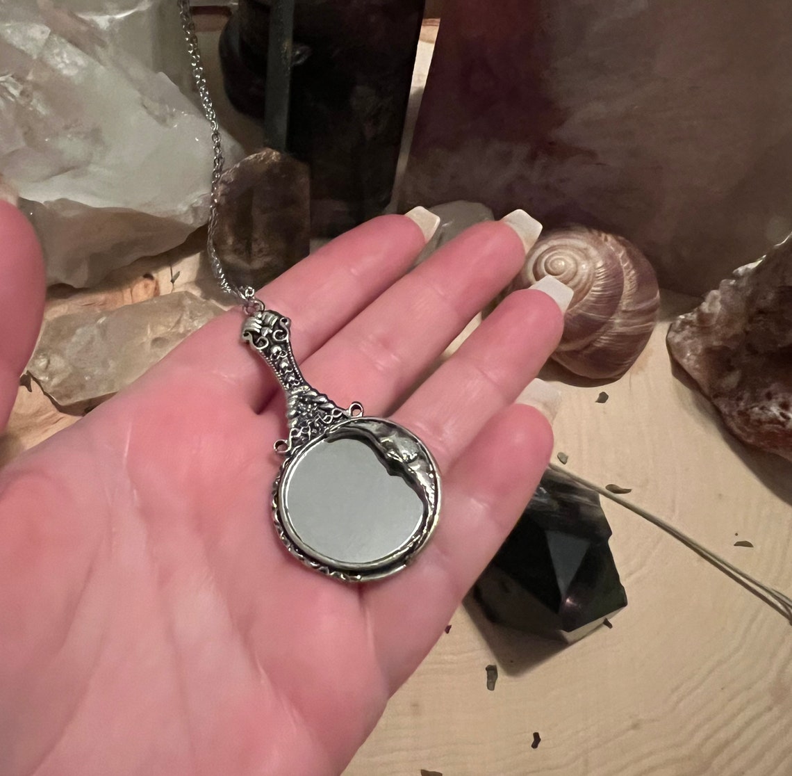 Hexenspiegel Witchs Mirror Ritually Crafted Especially - Etsy