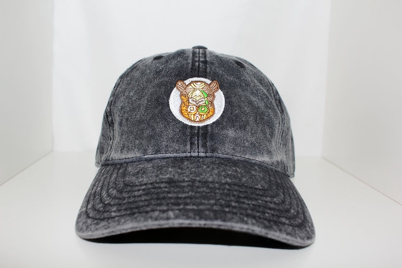 Inshallah Clothing Embroidered Camel Logo Washed Denim Dad Hat - Muslim ...