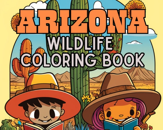 Arizona Wildlife Coloring Book | Print @ Home PDF | 30 Coloring Pages ...
