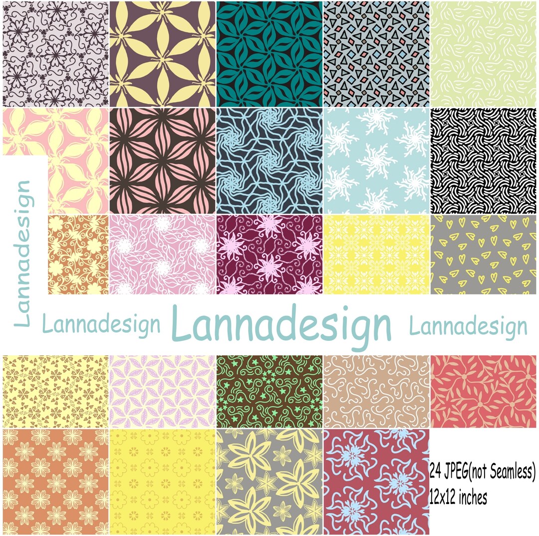 Instant Download, Notebook Paper,digital Art,printable,pattern ...