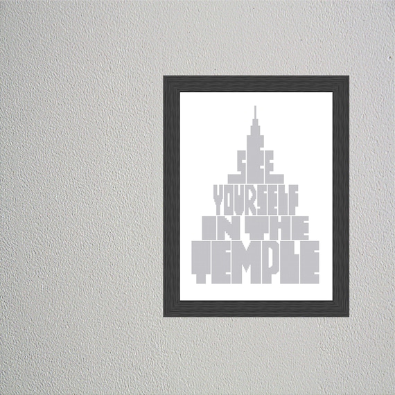 See Yourself in the Temple Quentin L Cook Quote Cross | Etsy
