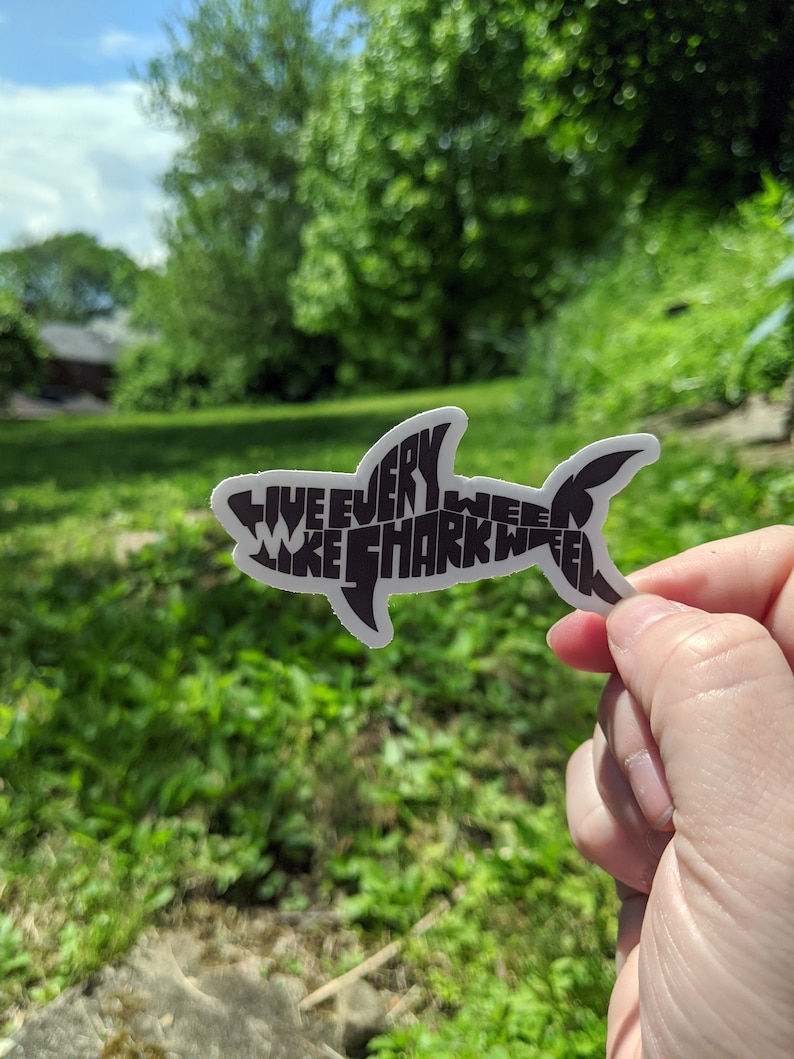 Live Every Week Like Shark Week Sticker Tracy Morgan 30 Rock - Etsy