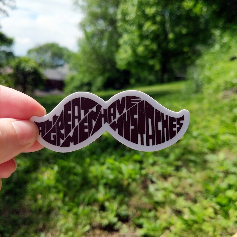 Mustache Stickers - Etsy