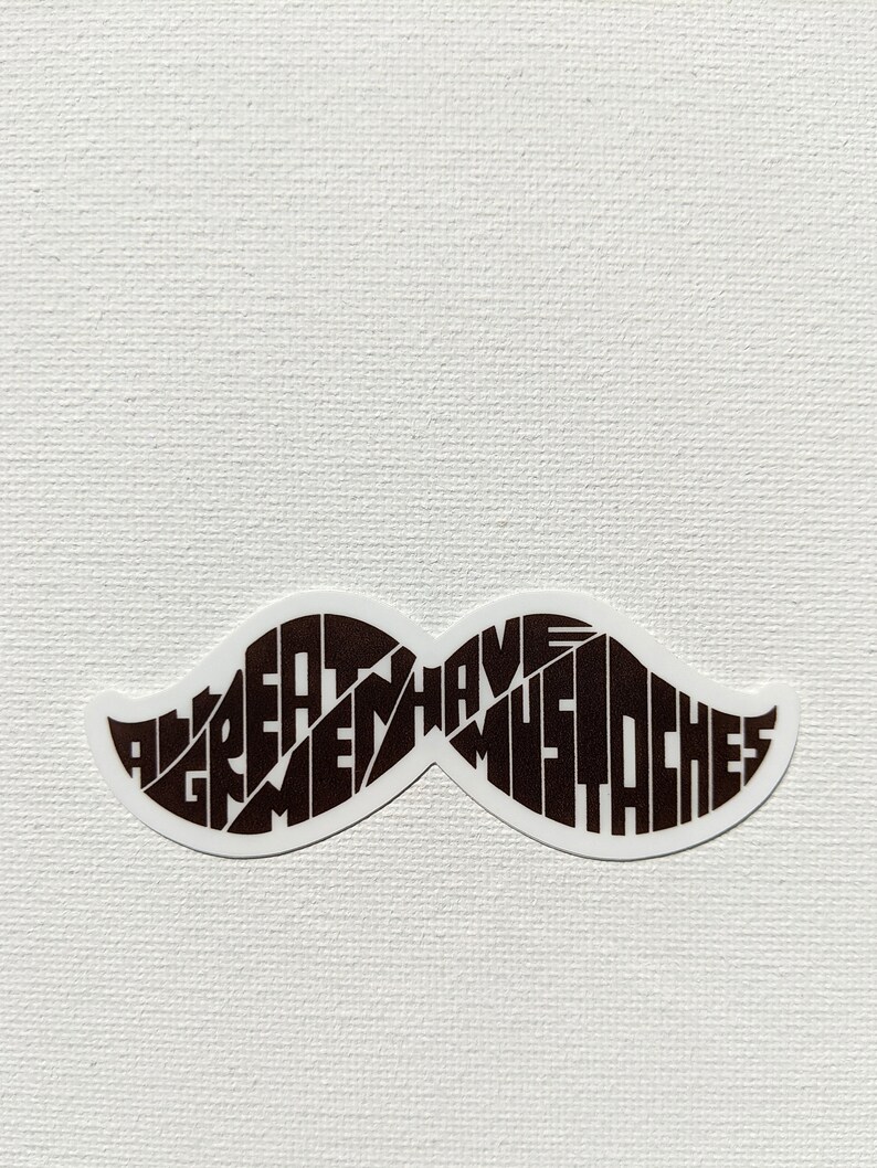 All Great Men Have Mustaches Stickers, Hot Rod, Rod Kimble, Movie ...