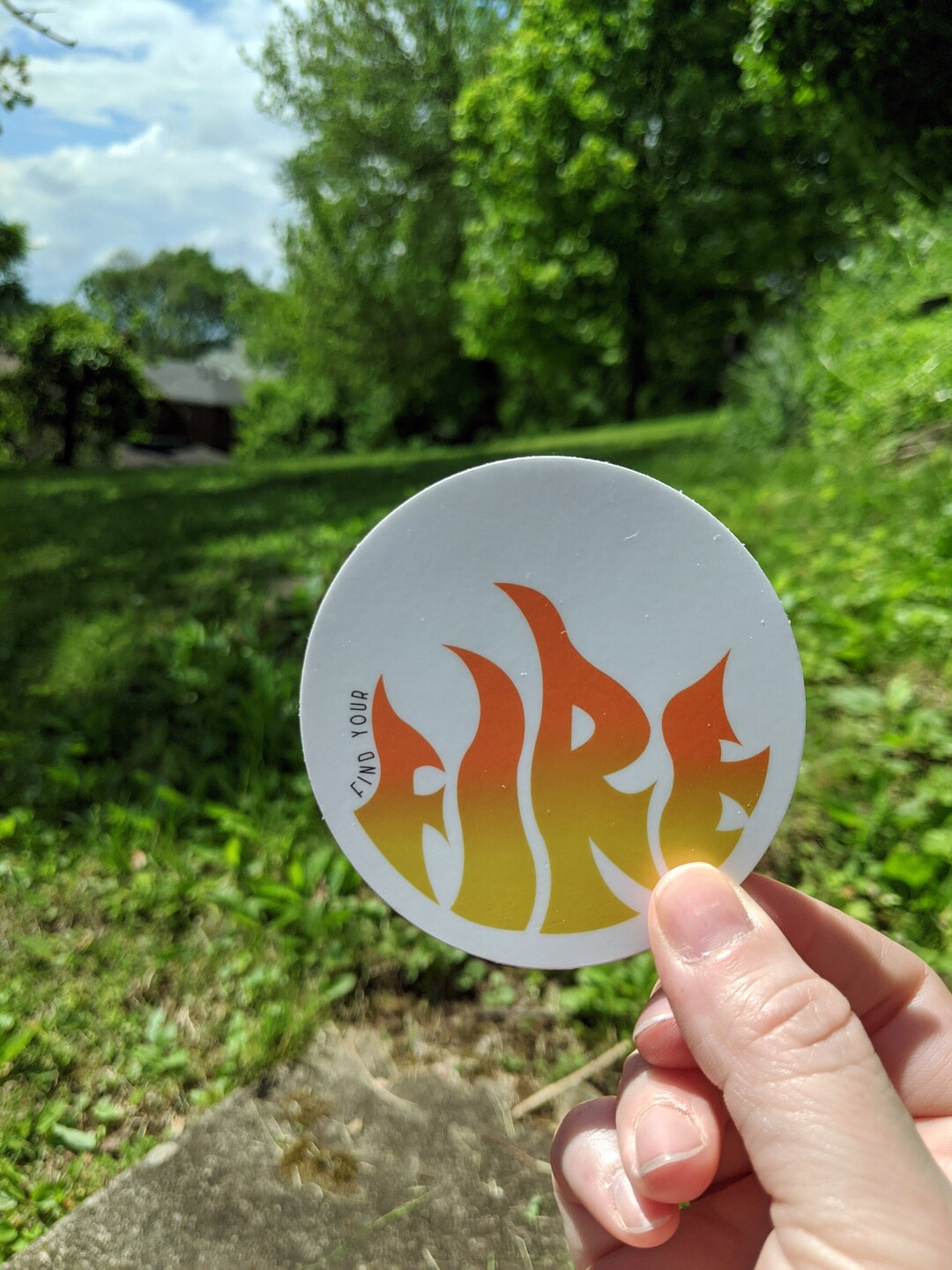 Find Your Fire, Quotes, Stickers for Laptops, Bumpers, Binders, Water ...