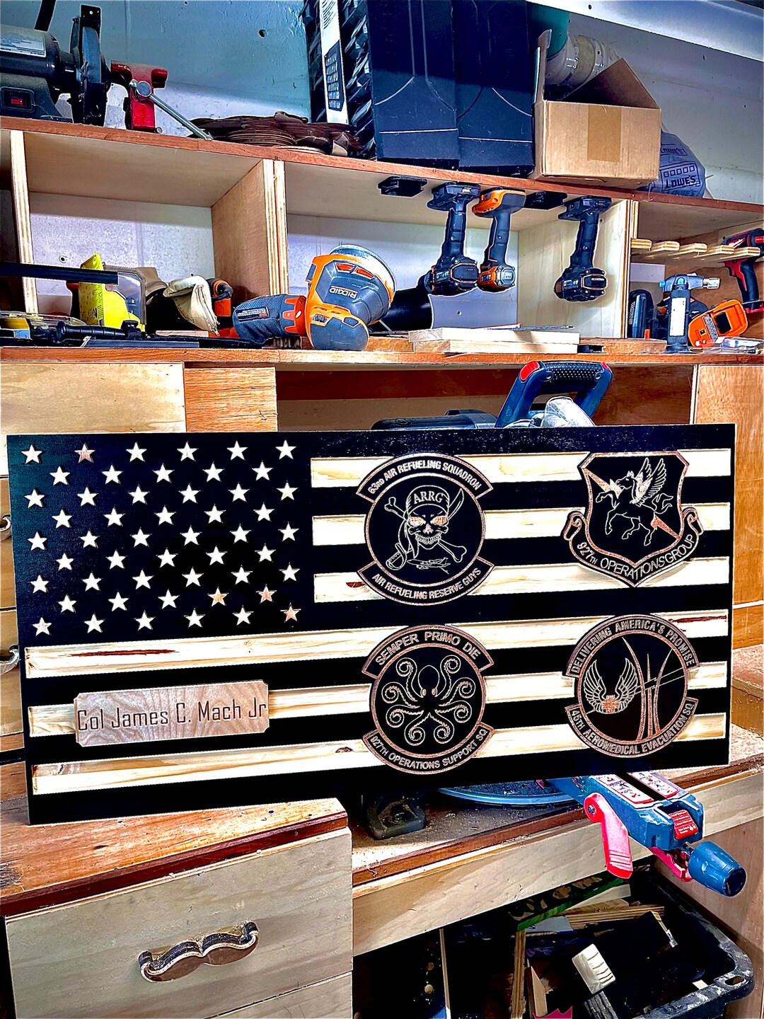 CNC/LASER Combo Flag - Etsy