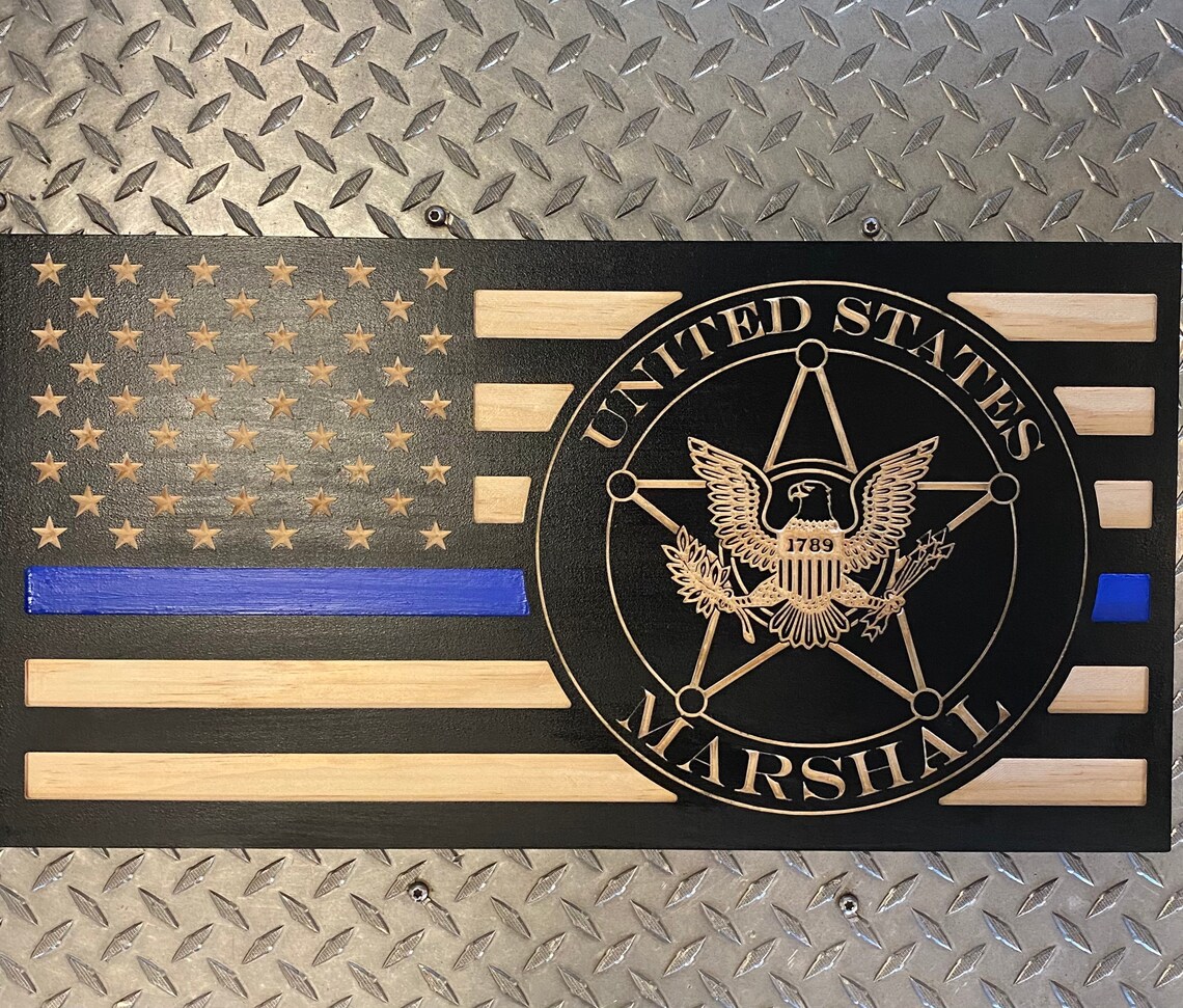 21 US Marshal Flag - Etsy