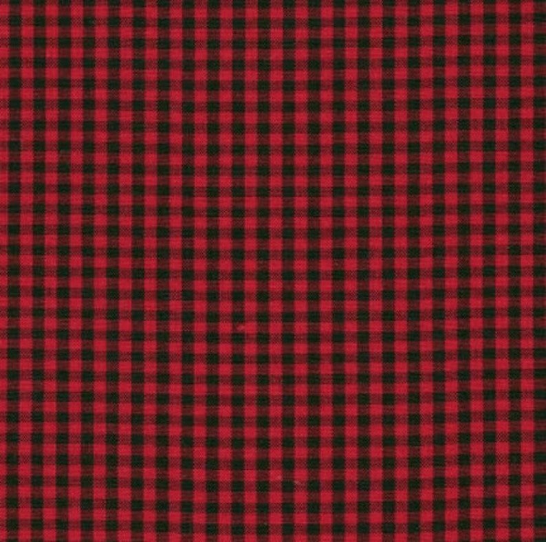 Red & Black Buffalo Check | Etsy