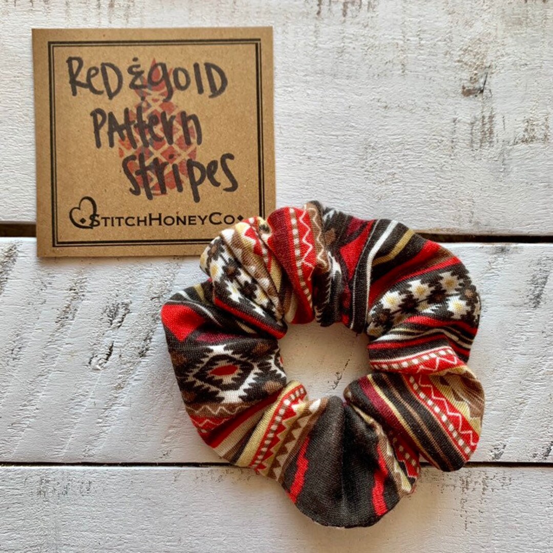 Red & Gold Pattern Stripes - Etsy