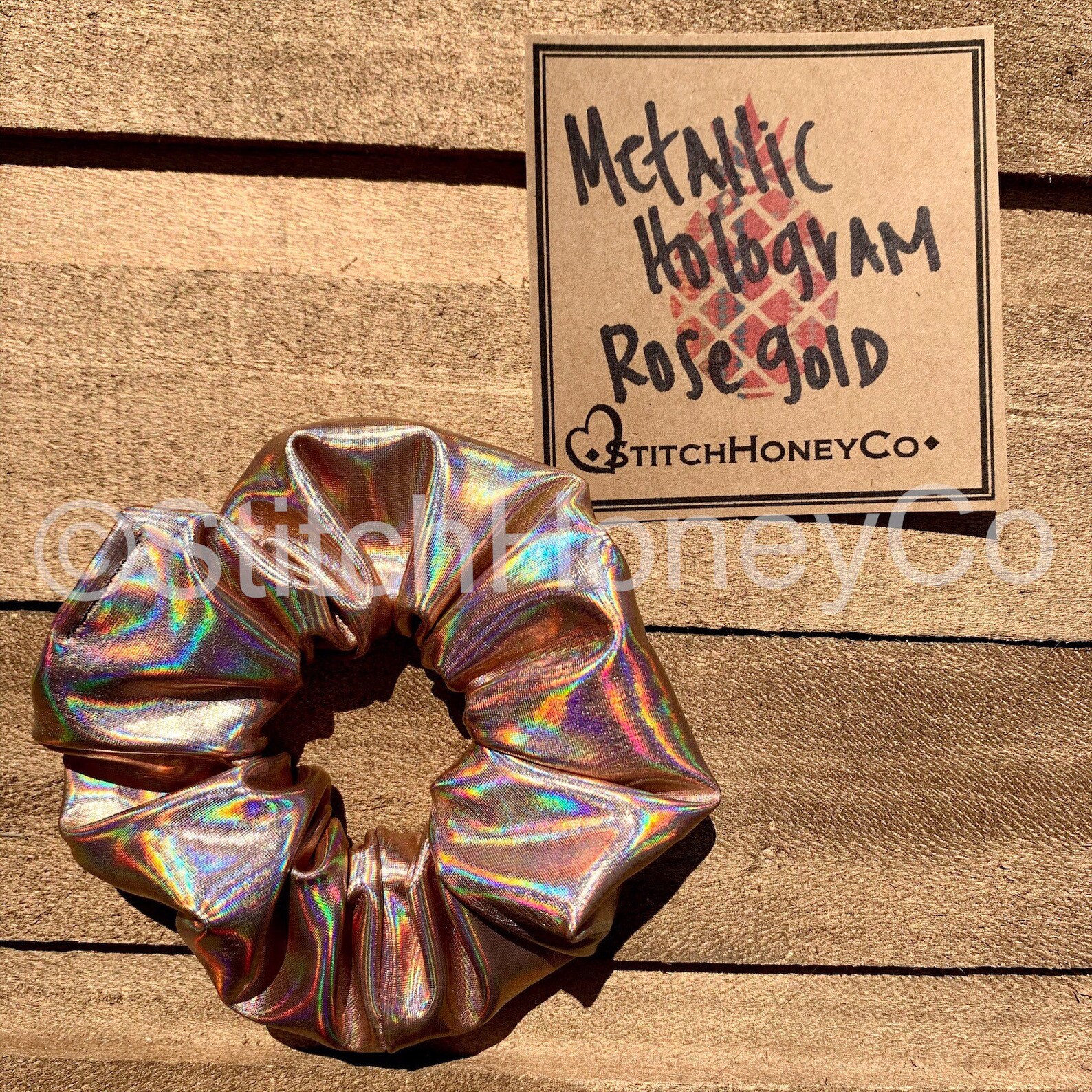 Metallic Hologram Rose Gold - Etsy