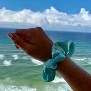 Misty Aqua Satin - Etsy