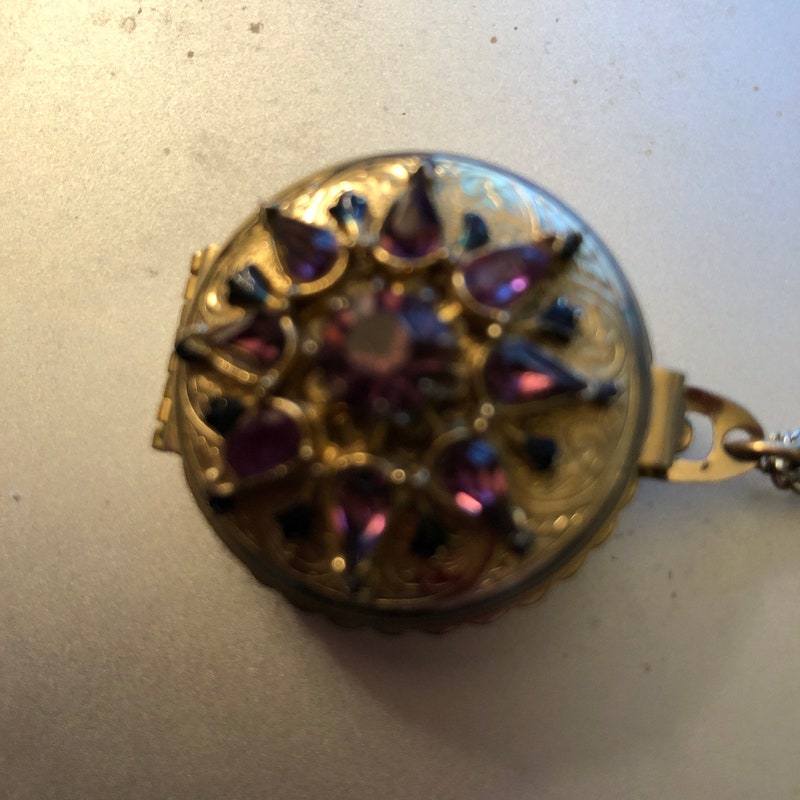 Vintage Coro Locket - Etsy
