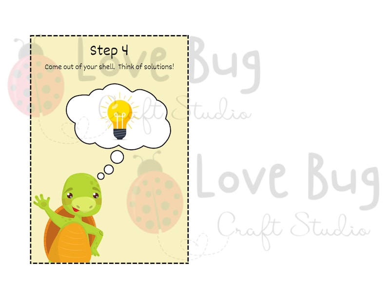 Tucker Turtle Calming Cards | Child Development Printable | Emotion ...