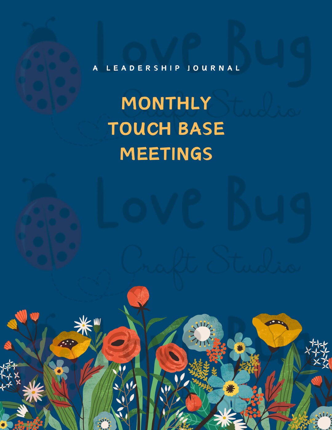 A Leadership Journal: Monthly Touch Base Meetings - Etsy