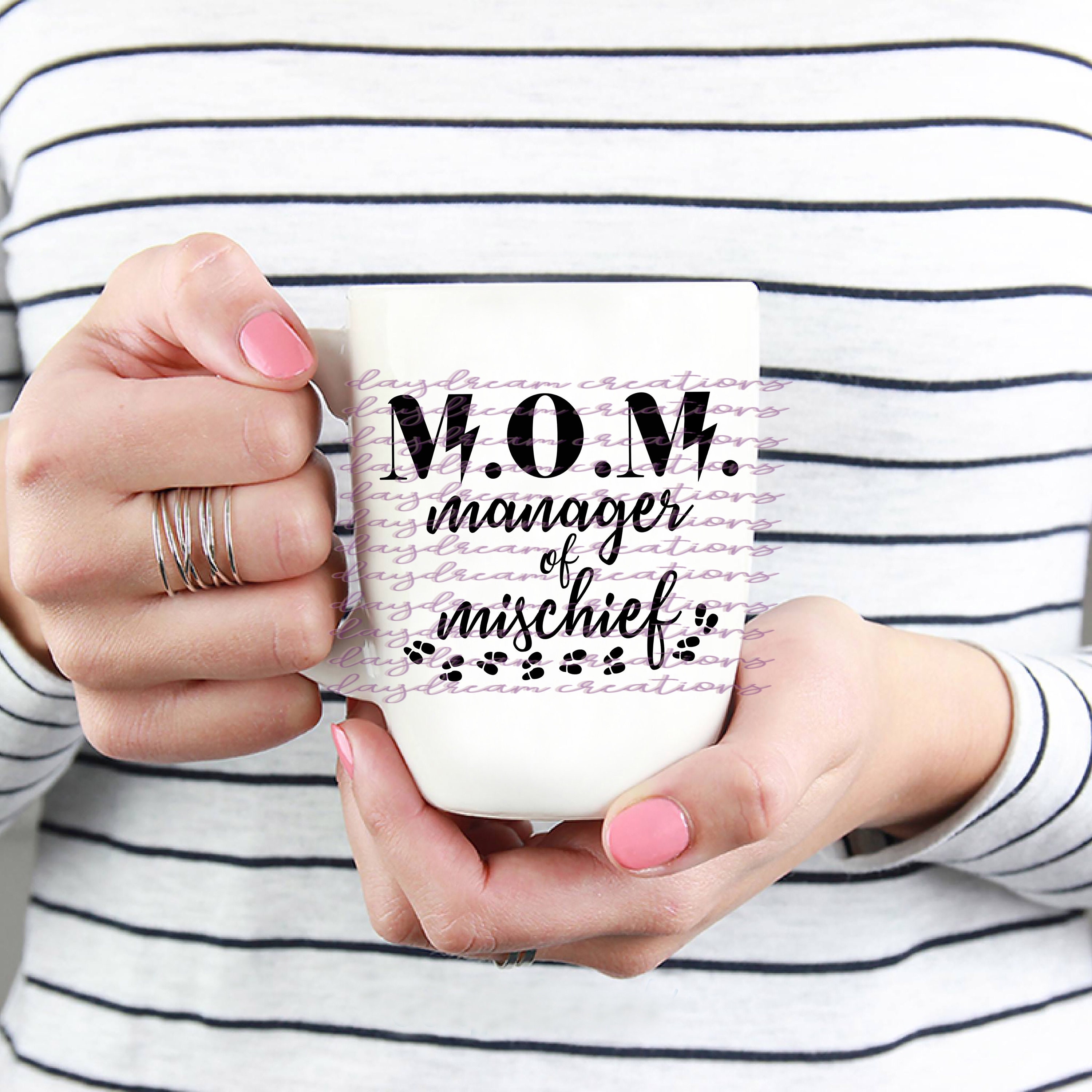 MOM Manager of Mischief Design 2 Design Options Sublimation Design ...