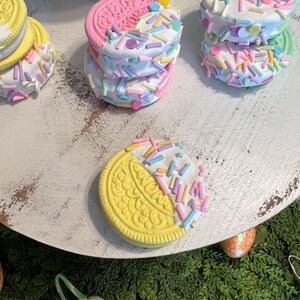 Sets of Fake Cookies, Easter Cookies, Faux Cookies, Tier Tray Decor ...