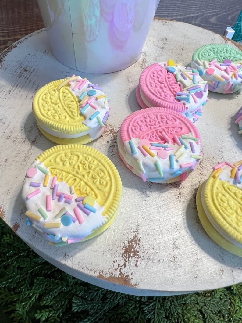 Sets of Fake Cookies Easter Cookies Faux Cookies Tier Tray - Etsy