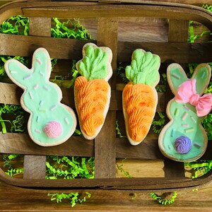 Fake Carrot Sugar Cookies, Faux Cookies, Easter Bunny Cookie, Bunny ...