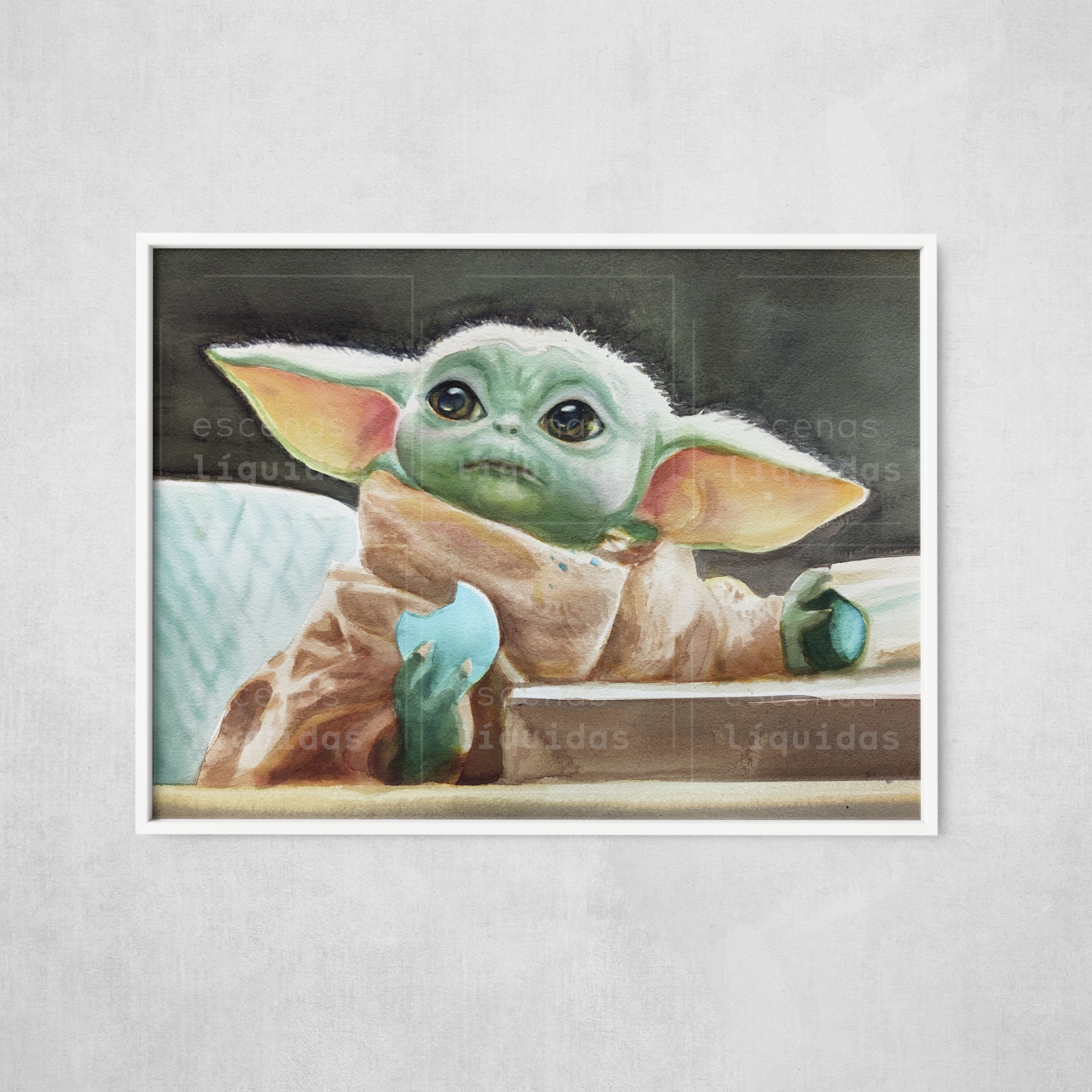 Grogu Print / the Mandalorian Grogu Print / the Mandalorian - Etsy