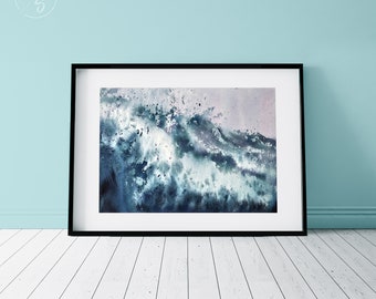 Wizard Artwork Watercolor Print - Etsy