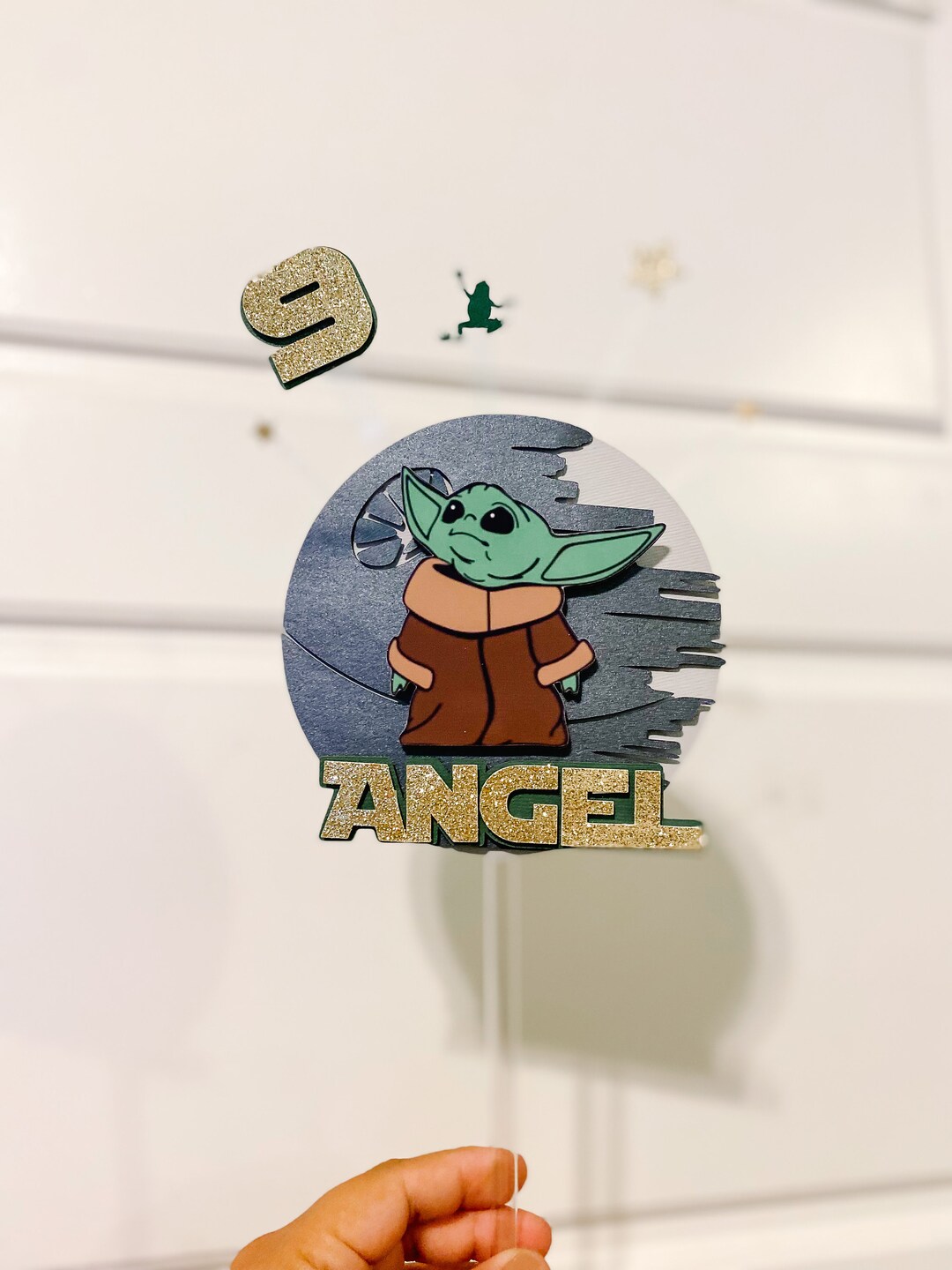 The Child Cake Topper Mandalorian - Etsy