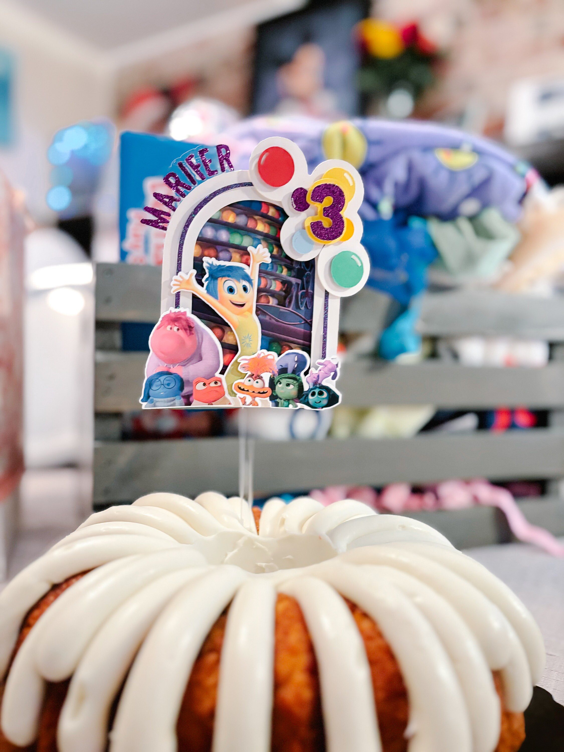 Inside Out Cake Topper - Etsy