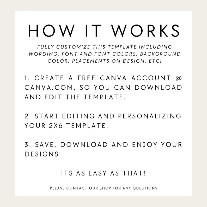 2x6 Photobooth Template, Simple Photobooth Template, Wedding Photobooth ...