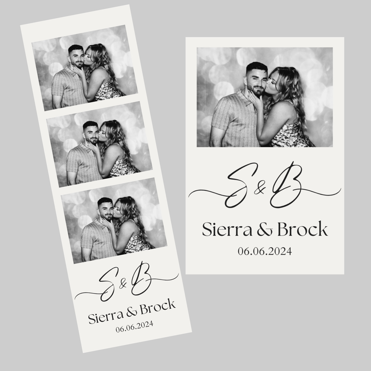 Wedding Photo Booth Template, Elegant Photo Booth Template, Photo Booth ...