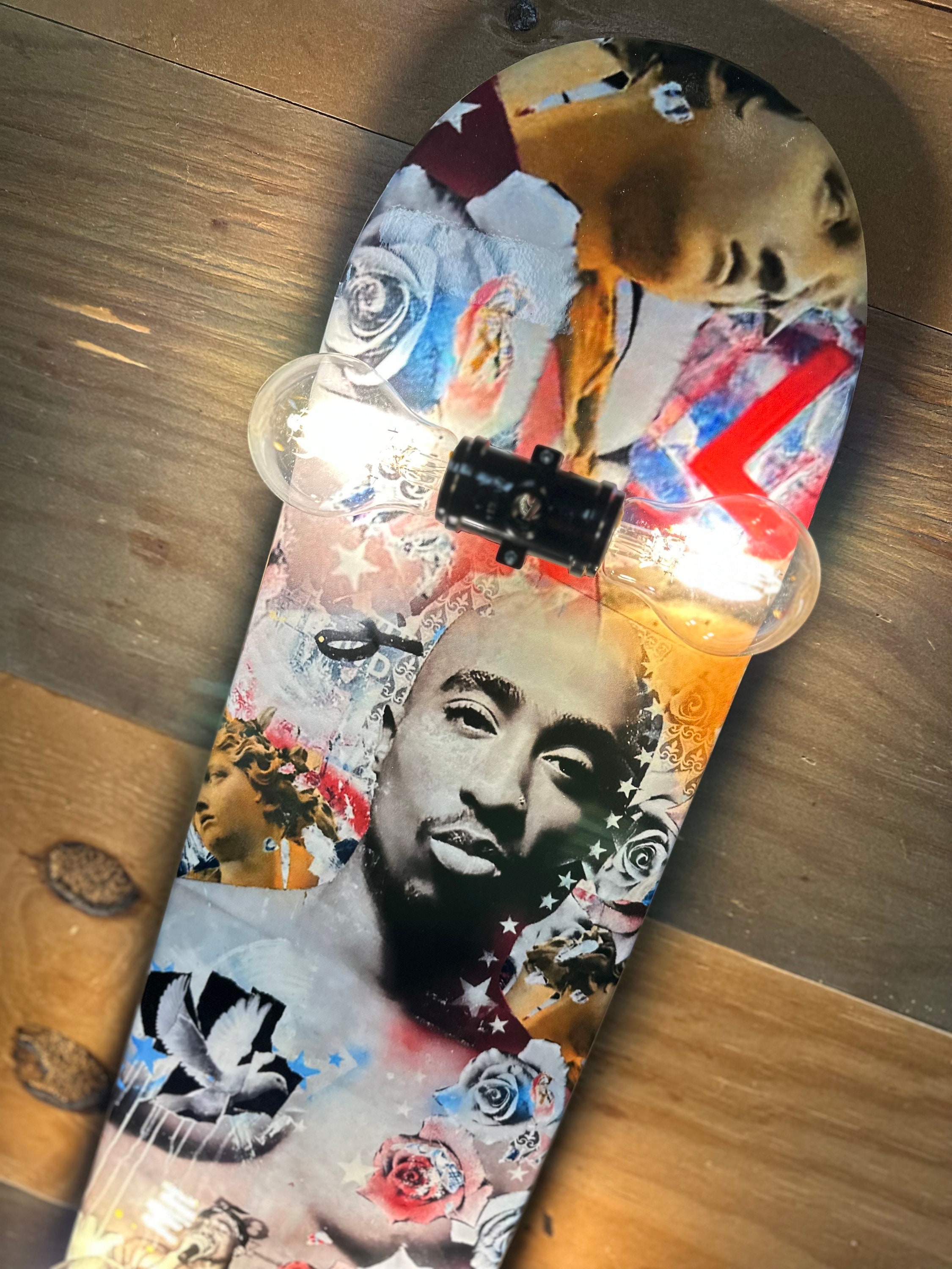 2pac Skateboard Lamp - Etsy